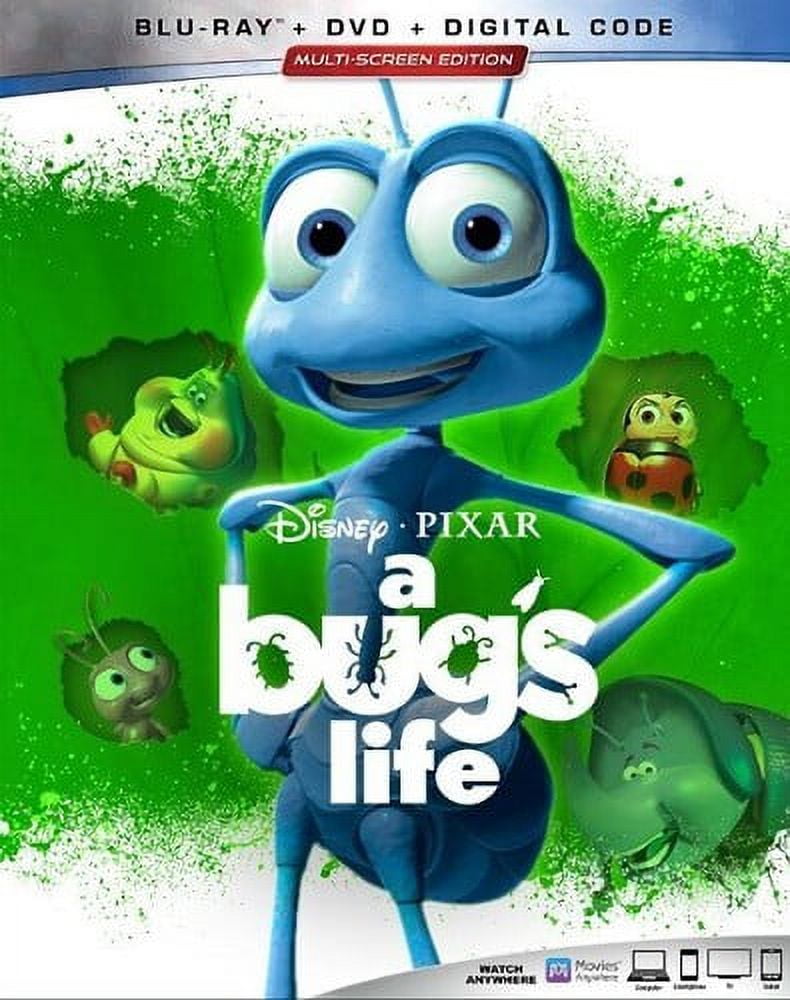 A Bug's Life (Blu-ray + DVD + Digital Copy), Disney, Kids & Family ...