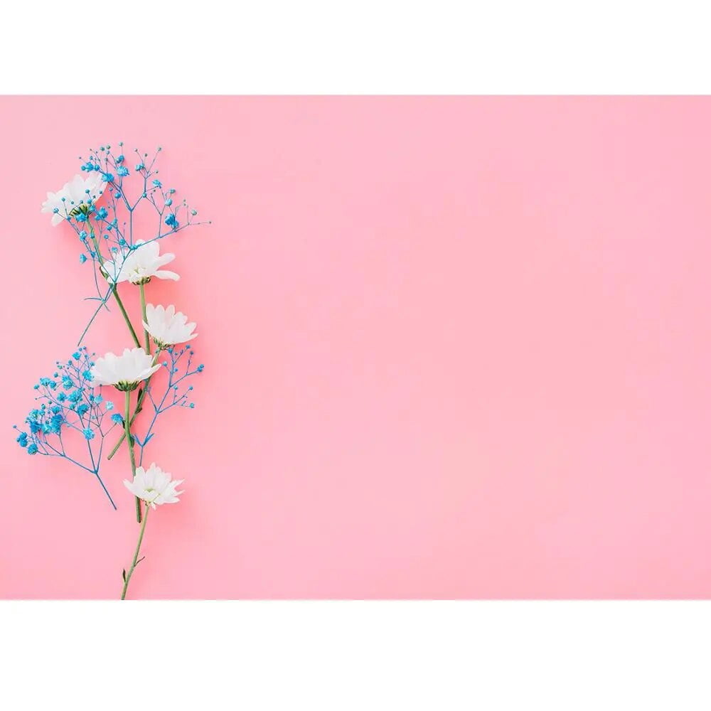 A Bunch Of Flowers Pink Board Photography Background Prop For Baby ...