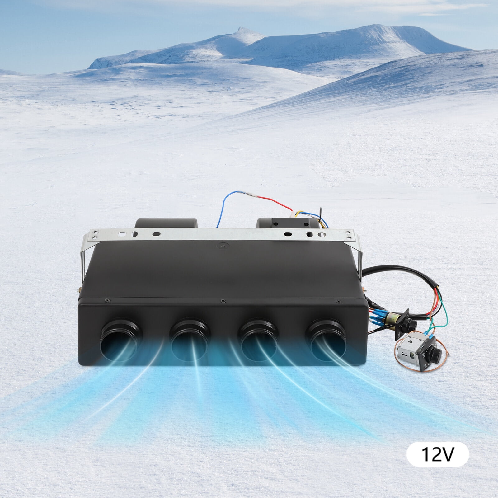 A/C Air Conditioning Evaporator Kit 12V, Universal Truck Under Dash Air ...