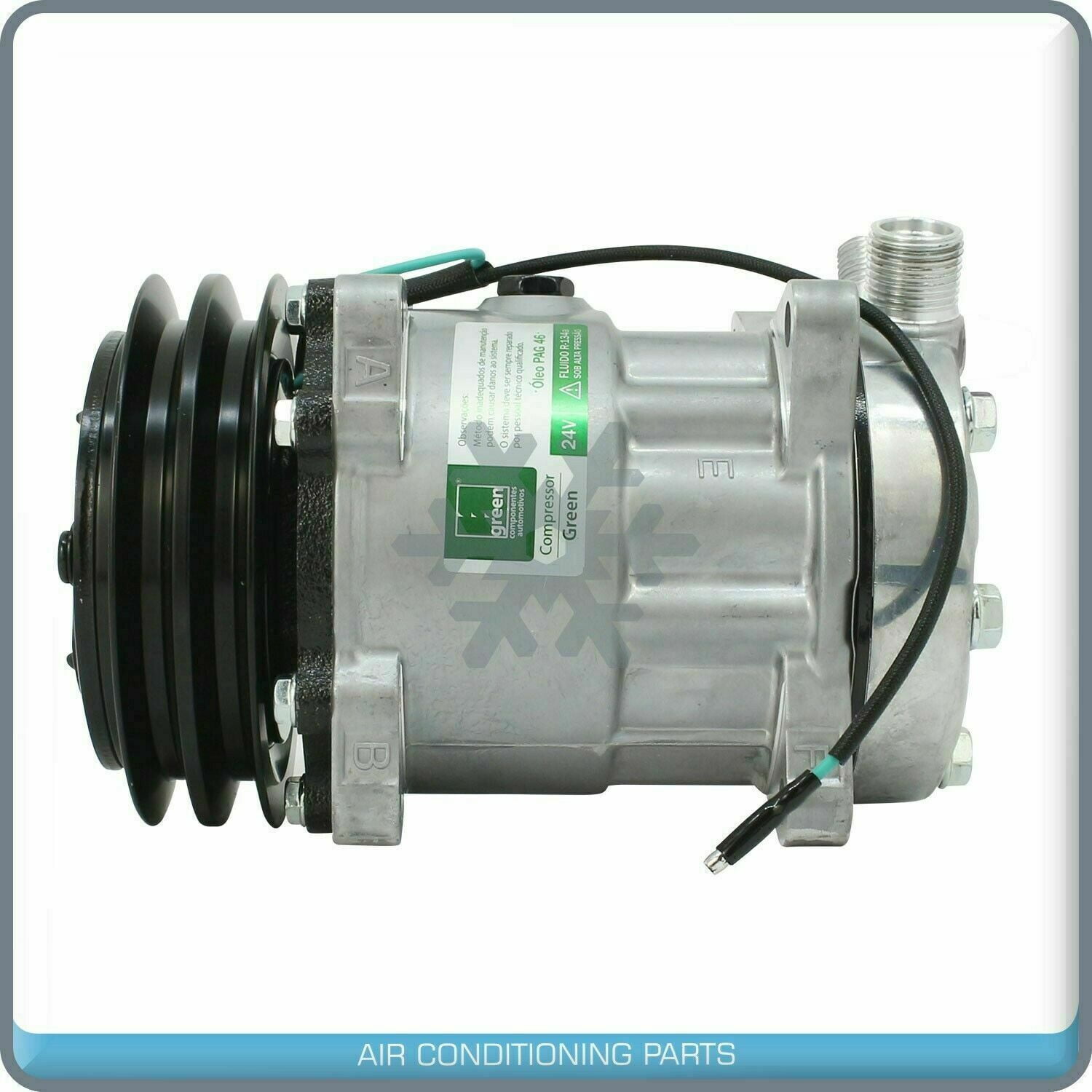 A/C COMPRESSOR FITS JOHN DEERE 744E WHEEL LOADER - REF AT136850 ...