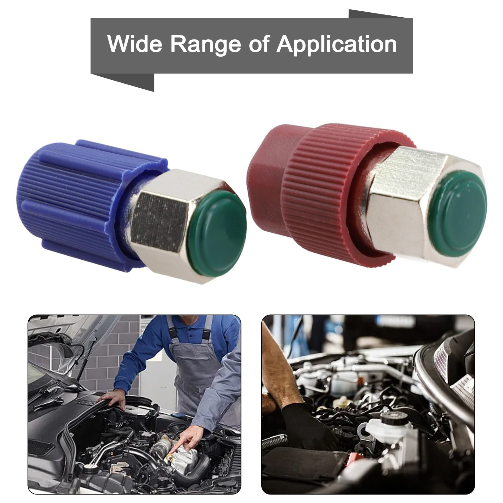 A/C Charging Port Adapter Retrofit R12 to for R134a Conversion Fitting ...