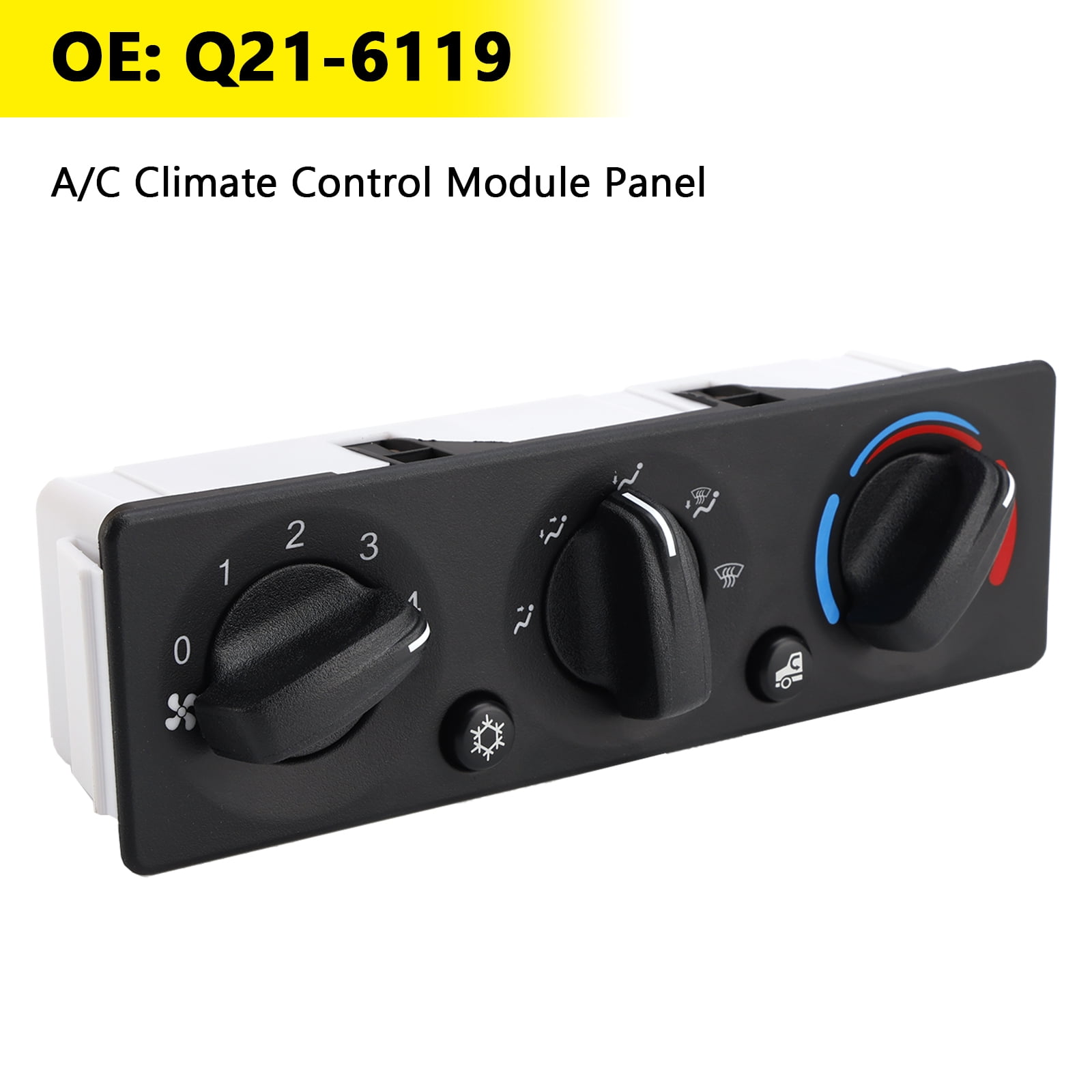 A/C Climate Control Module Panel Q21-6119 for Peterbilt Truck - Walmart.com