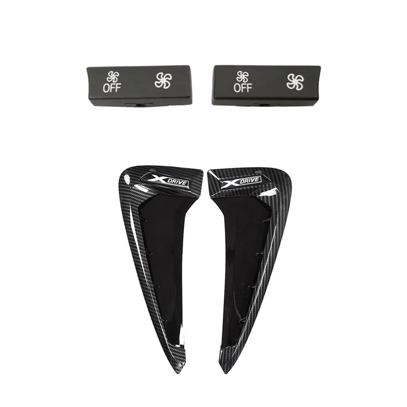 A/C Climate Control Panel Fan Speed Button with Side Vent Air Trim,for ...