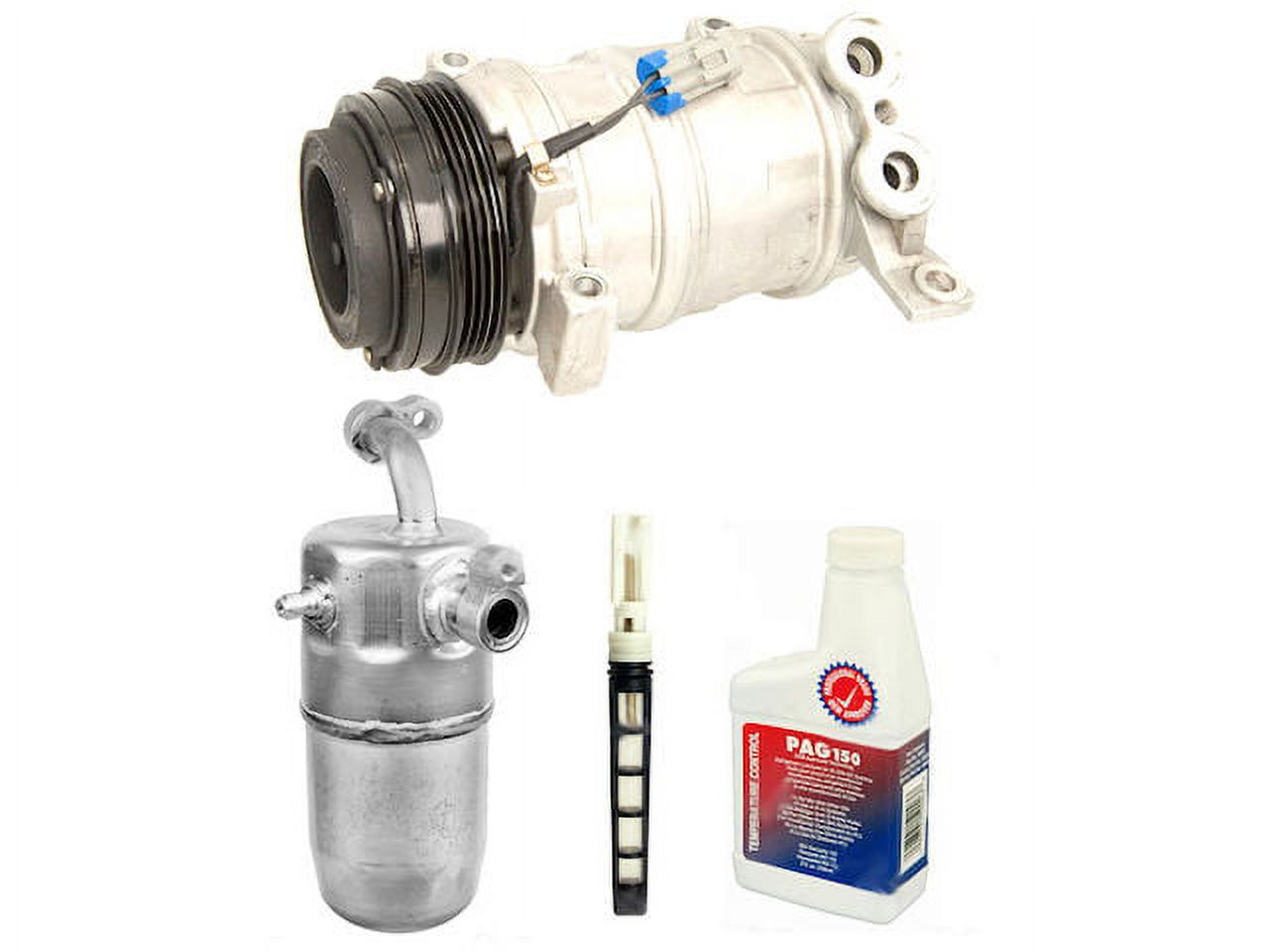A/C Compressor Kit - with Compressor, Accumulator, Orifice Tube, , and ...