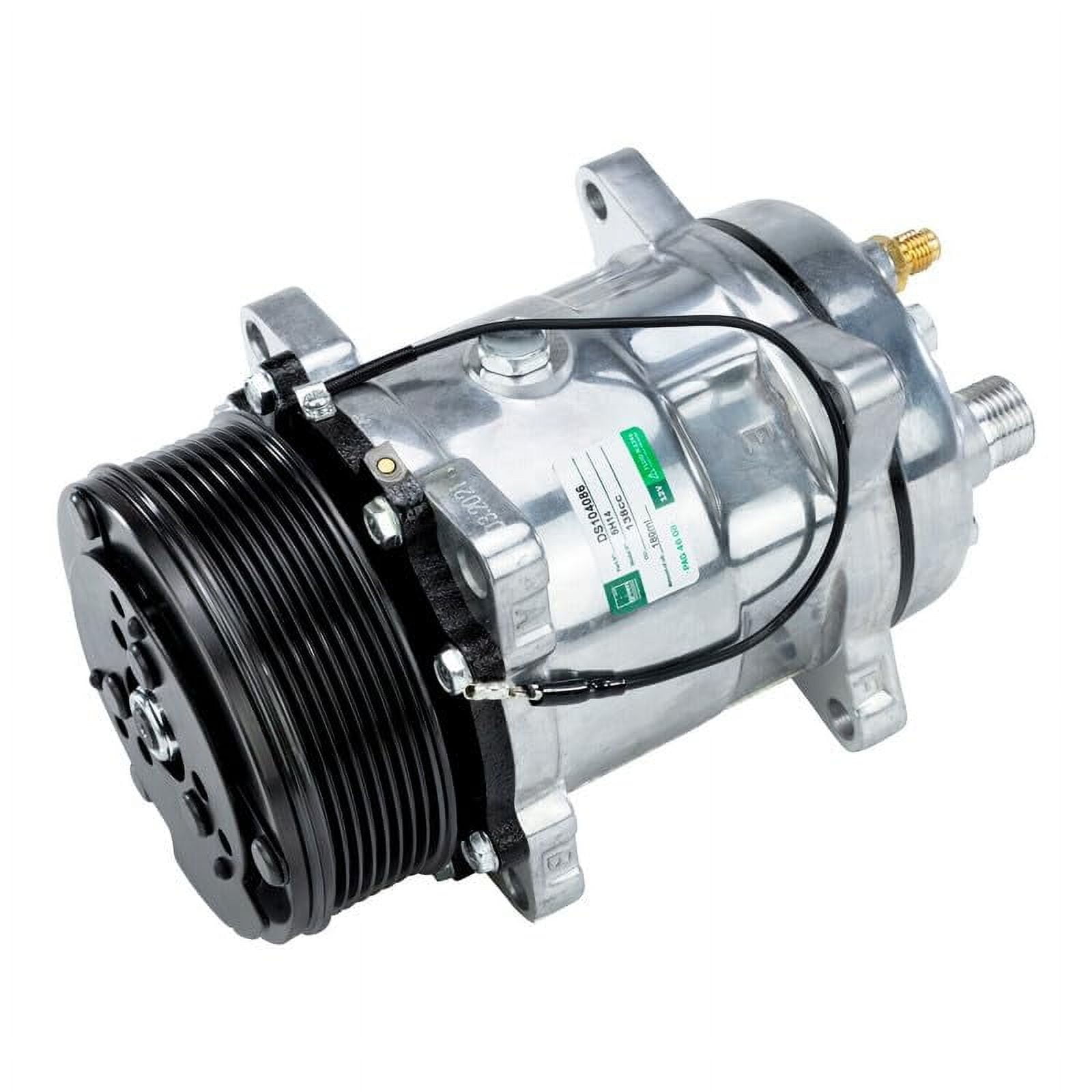 A/C Compressor Sanden SD508 & H14 - 12V - 8 Groove Serpentine - 9537 ...