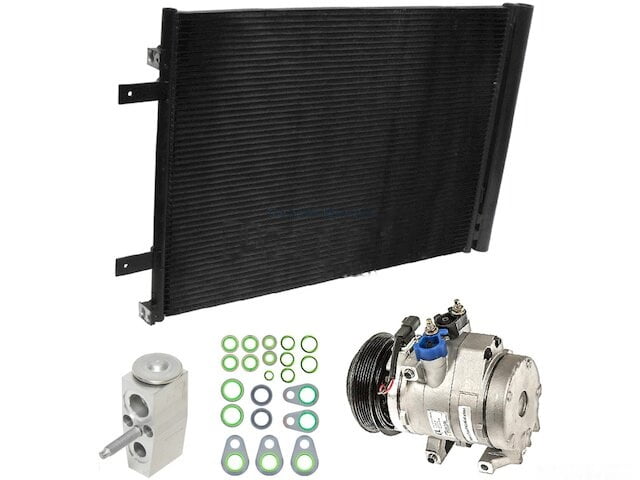 A/C Compressor and Condenser Kit for 2012-2015 Ford F450 Super Duty (PG ...