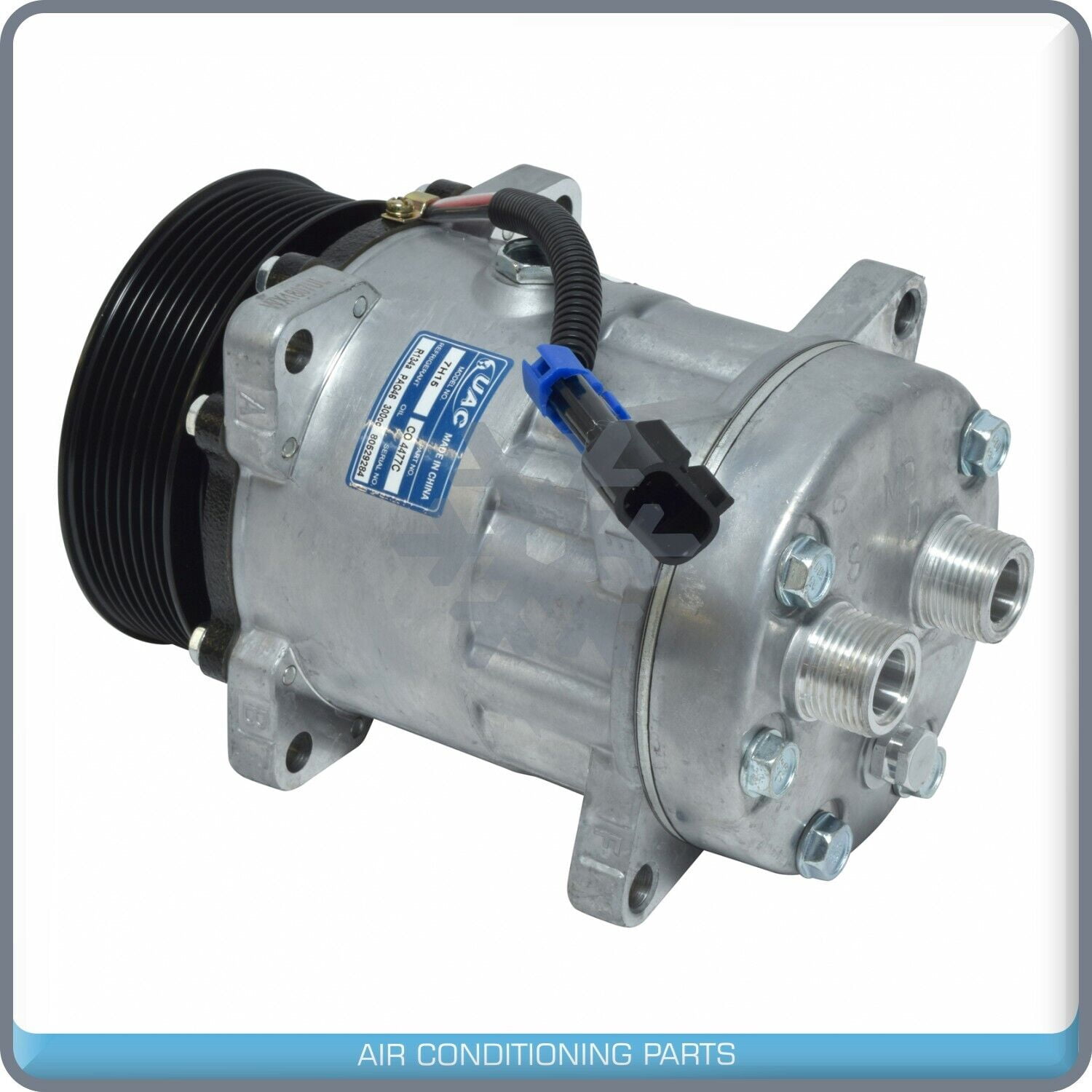 A/C Compressor Compatible with Freightliner Cat 3126 Engine - 1999 to ...