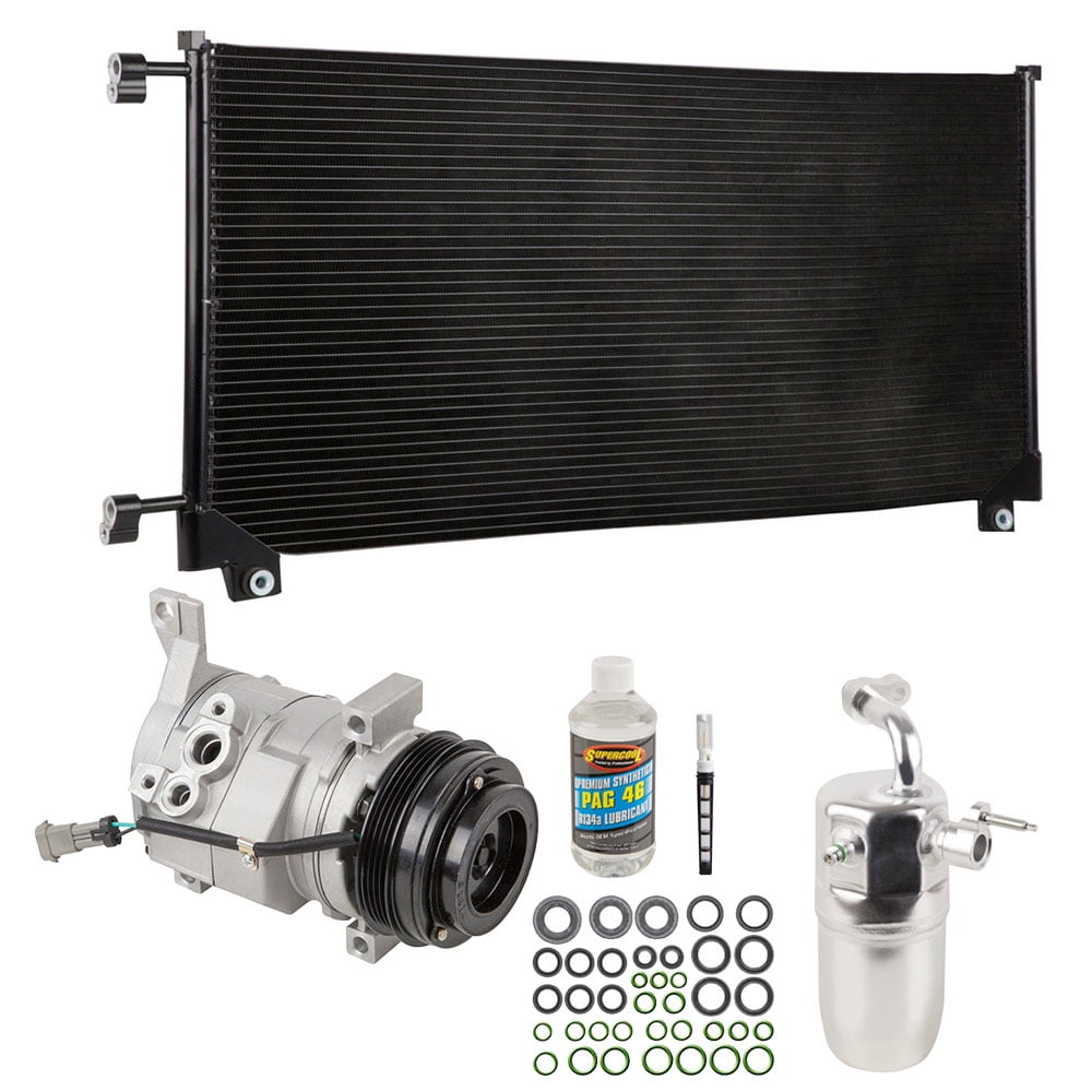Chevy Silverado GMC Sierra A/C Kit - AC Compressor, Condenser & Drier ...