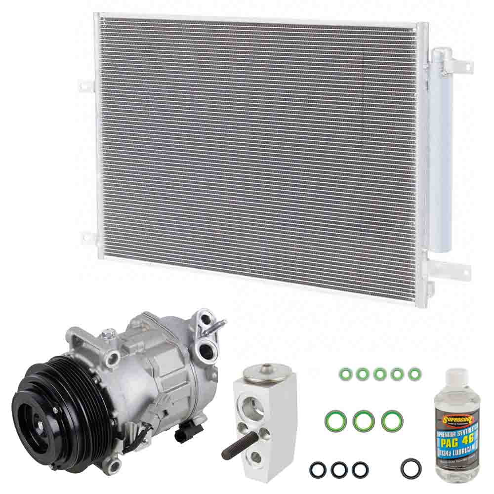 A/C Kit w/ AC Compressor Condenser & Drier For Chrysler 200 3.6L ...