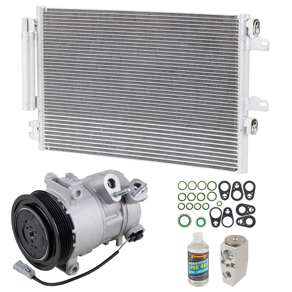 A/C Kit w/ AC Compressor Condenser & Drier For Jeep Compass Patriot ...