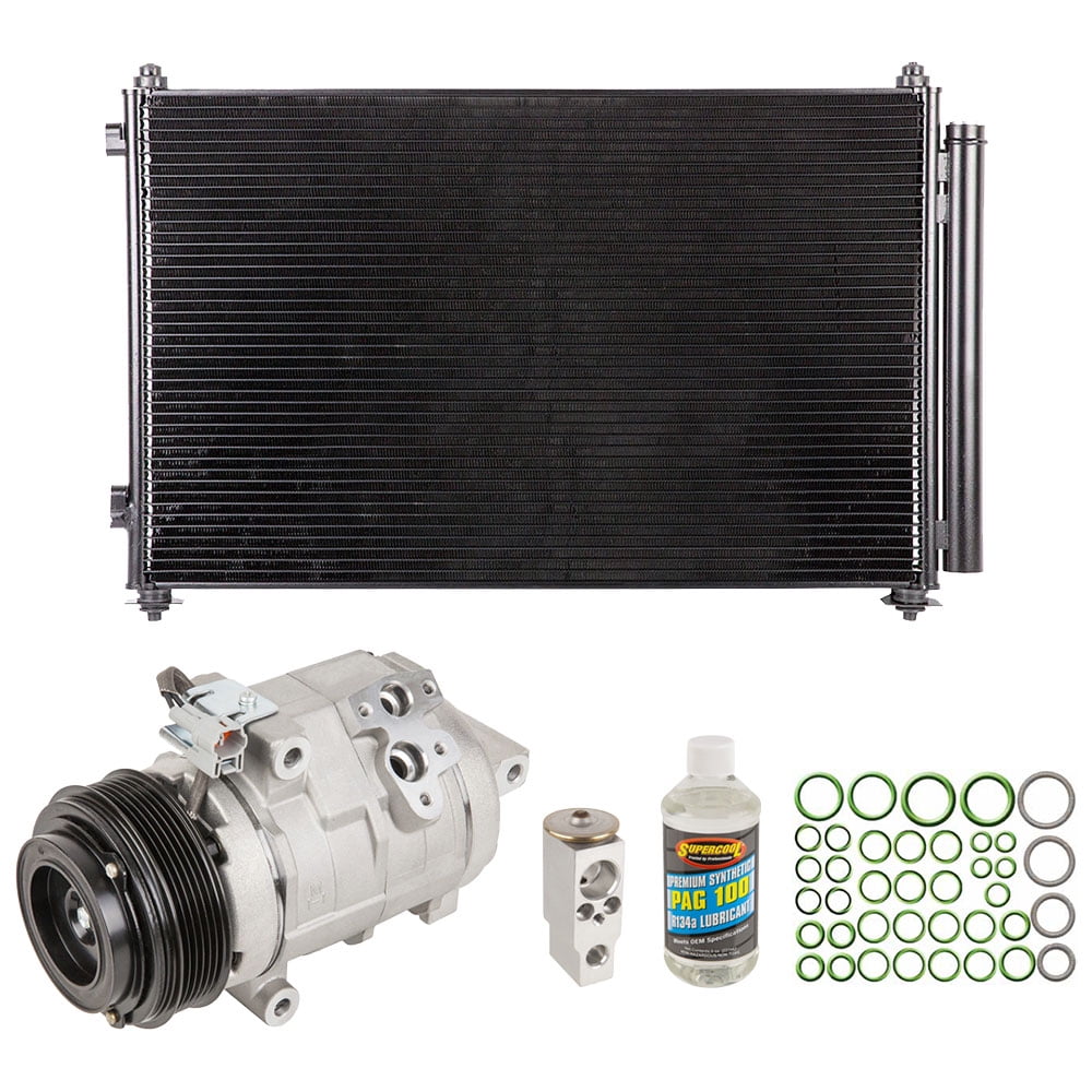 A/C Kit w/ AC Compressor Condenser & Drier For Mazda CX-9 CX9 2007 2008 ...