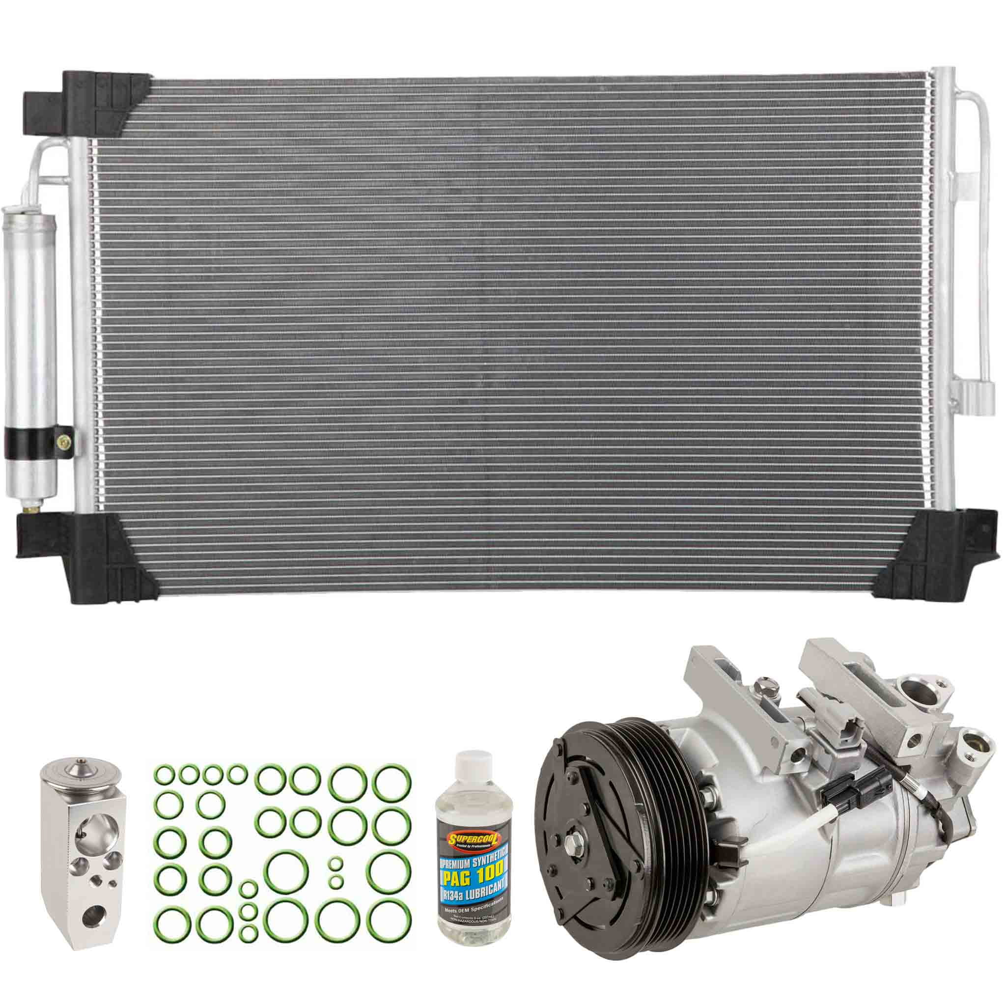 A/C Kit w/ AC Compressor Condenser & Drier For Nissan Altima 2.5SL 2 ...