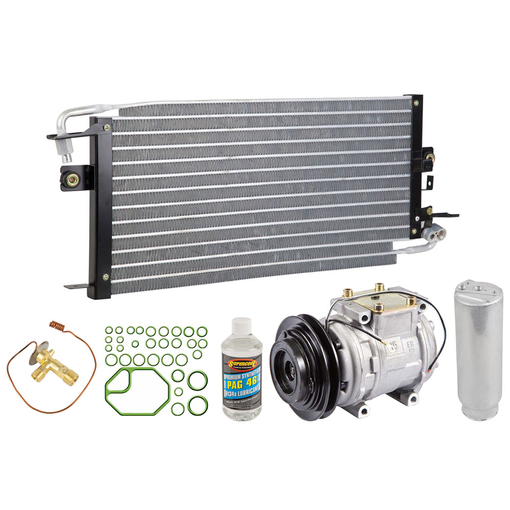 A/C Kit w/ AC Compressor Condenser & Drier For Toyota Hilux Pickup ...