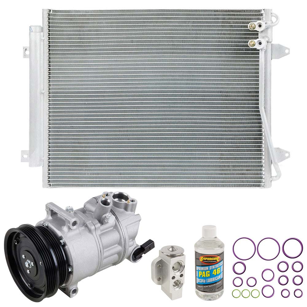 A/C Kit w/ AC Compressor Condenser & Drier For Volkswagen VW Passat 2 ...