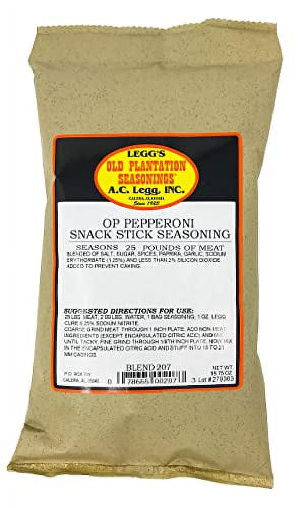 A.C. Legg - Pepperoni Snack Stick Seasoning, 16.75 Ounce - with Cure ...