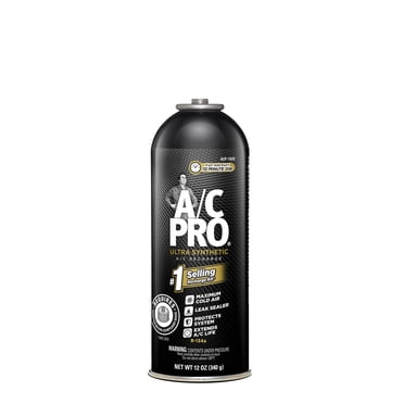 Super Tech R-134A Refrigerant, 12 oz, Automotive A/C Refrigerant, Self ...