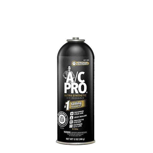 A/C Pro ACP-102 Ultra Synthetic A/C Recharge R-134a Car Refrigerant ...