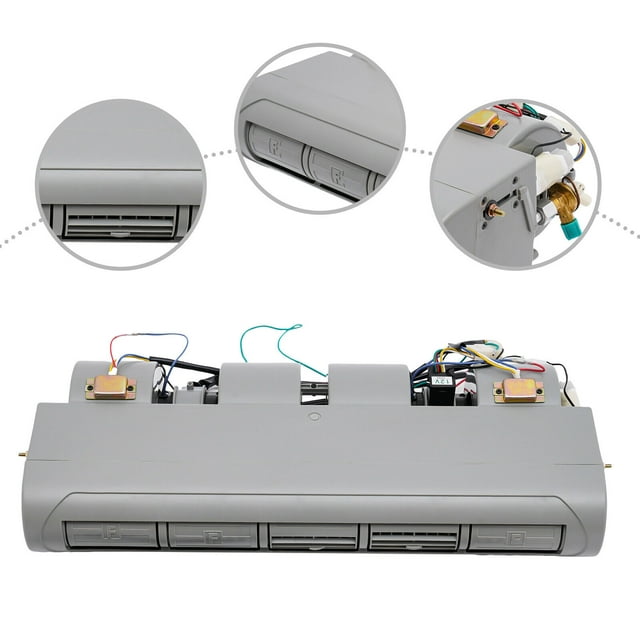 A/C Universal Evaporator 5 Shutters 12V Double Shaft Evaporator AC ...