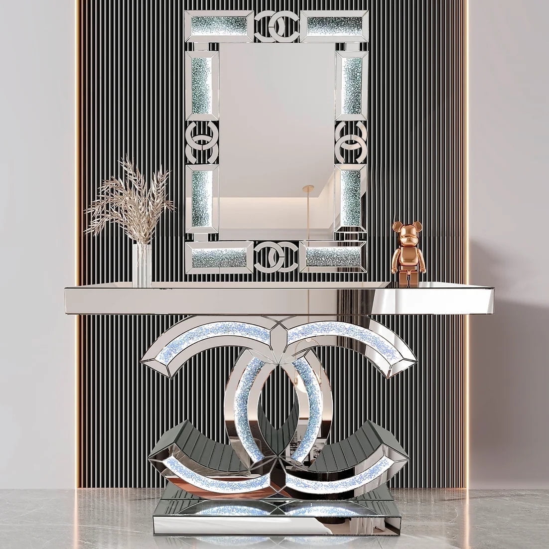 A-C02 LED Console Table - Walmart.com