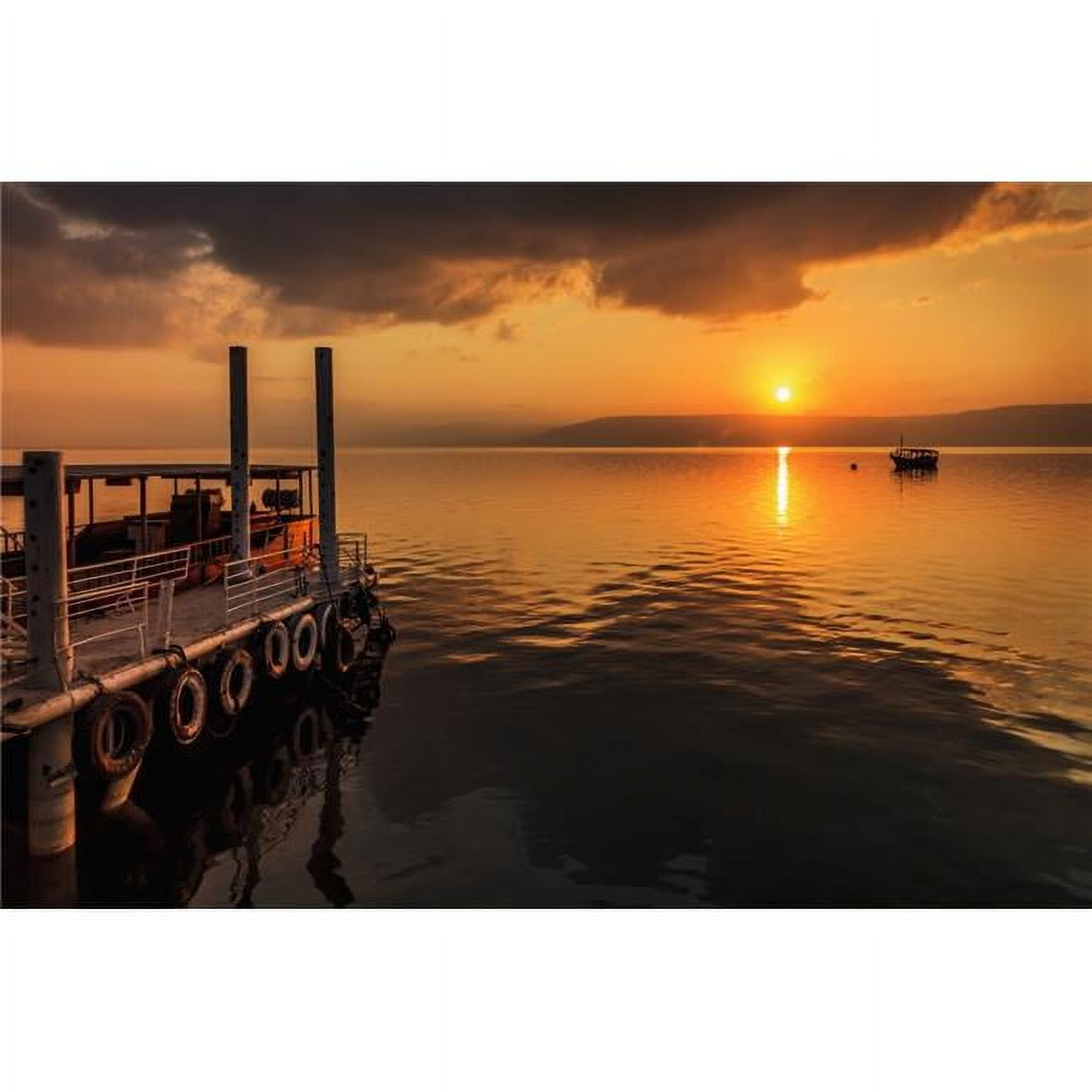 A Calm Settles On The Sea of Galilee Just After A Storm - Galilee ...