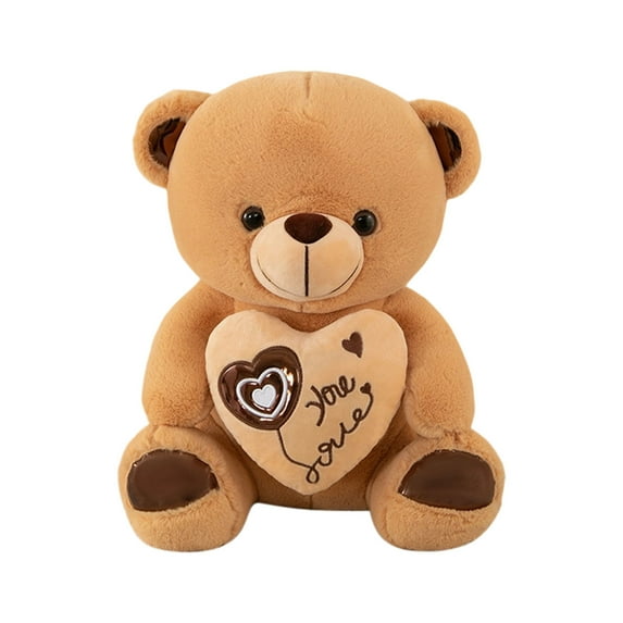 A Cartoon Plush Teddy Bear Stuffed Animal Soft Toy With Heart Design ...