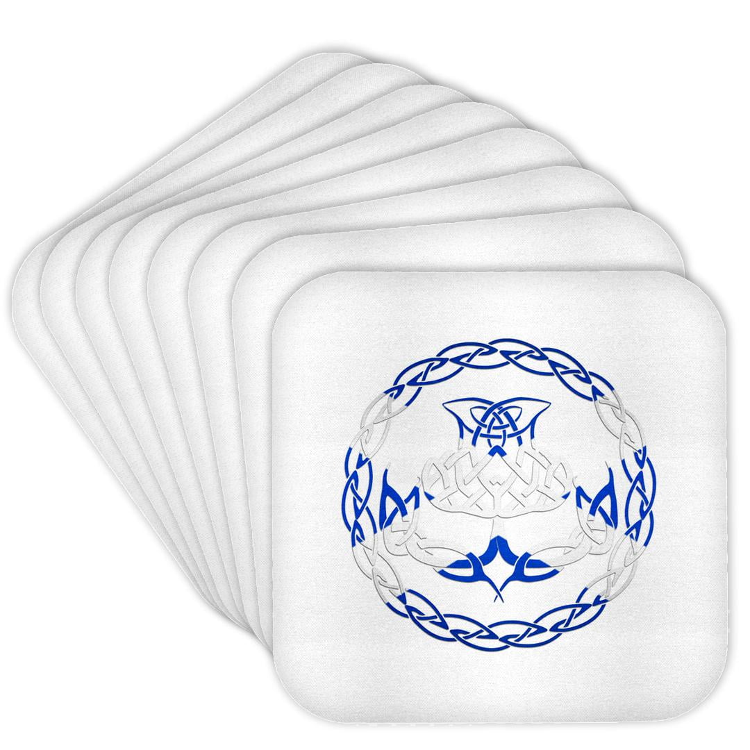 3drose, a Celtic Thistle in the White and Blue Colors of the Scottish ...