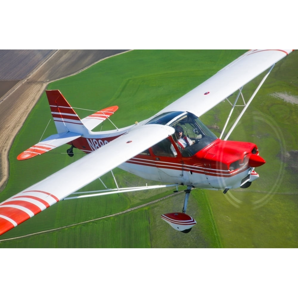 A Champion Aircraft Citabria in flight Poster Print - Walmart.com
