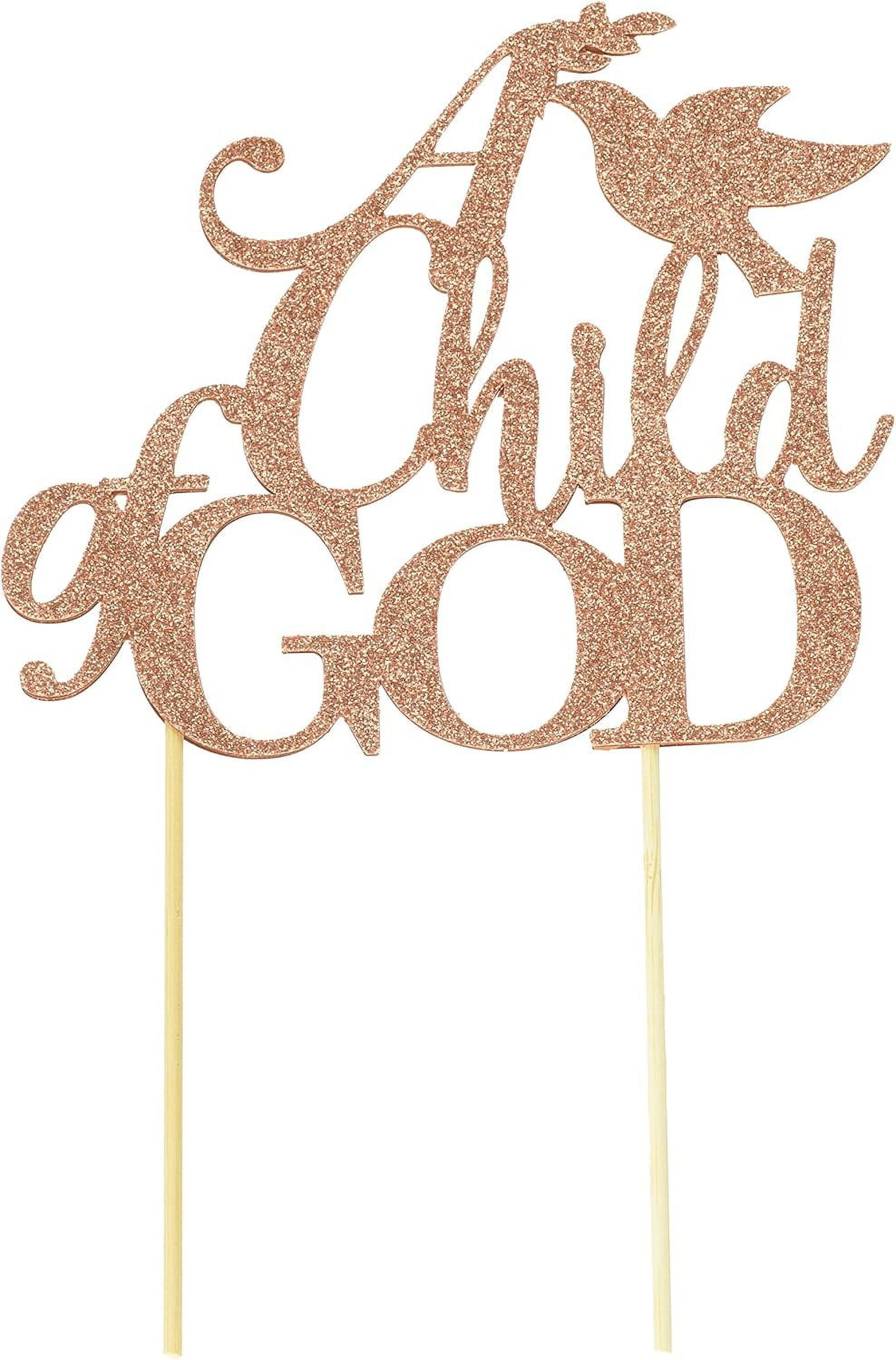 A Child Of GOD Cake Topper, 1pc, Baptismal, Christening, Dedication ... A Child Of GOD Cake Topper, 1pc, Baptismal, Christening, Dedication ...