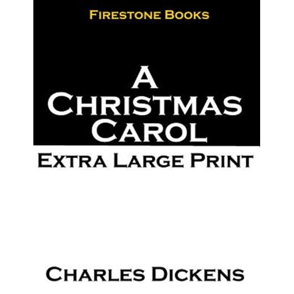 A Christmas Carol: Extra Large Print Paperback 1502786893 9781502786890 ...