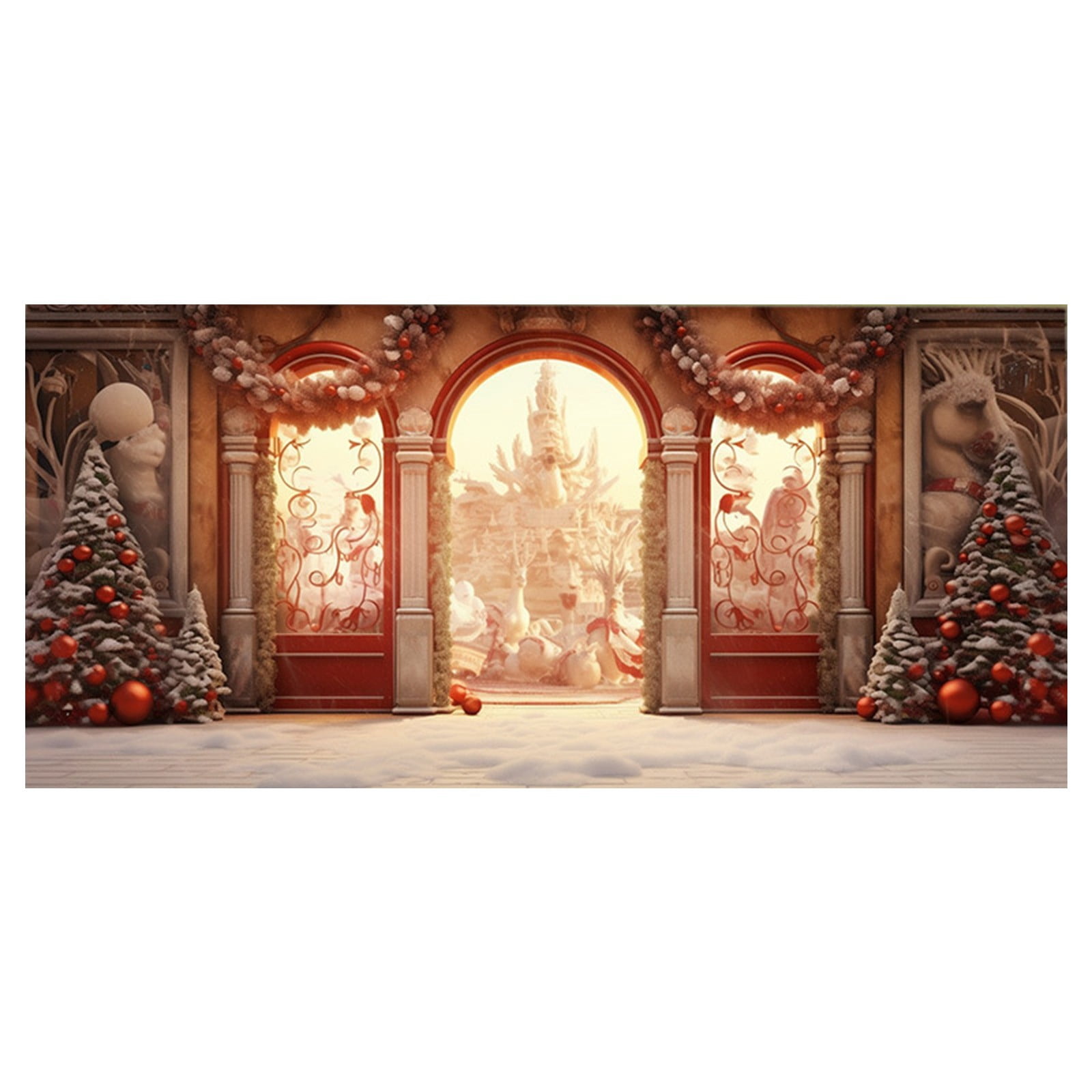 A Christmas Garage Door Banners Extra Large Outdoor Holiday Party ...