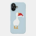 A Christmas Goose Steals a Santa Hat with a Funny Holiday Case for ...