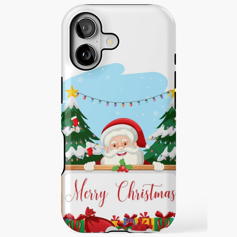 A Christmas Grandpa With A Merry Sign Protective Case for iPhone 11 12 ...