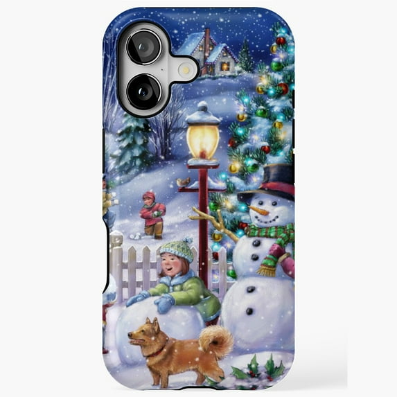 A Christmas Snow Day Protective Case for iPhone 11 12 13 14 15 16 17 ...