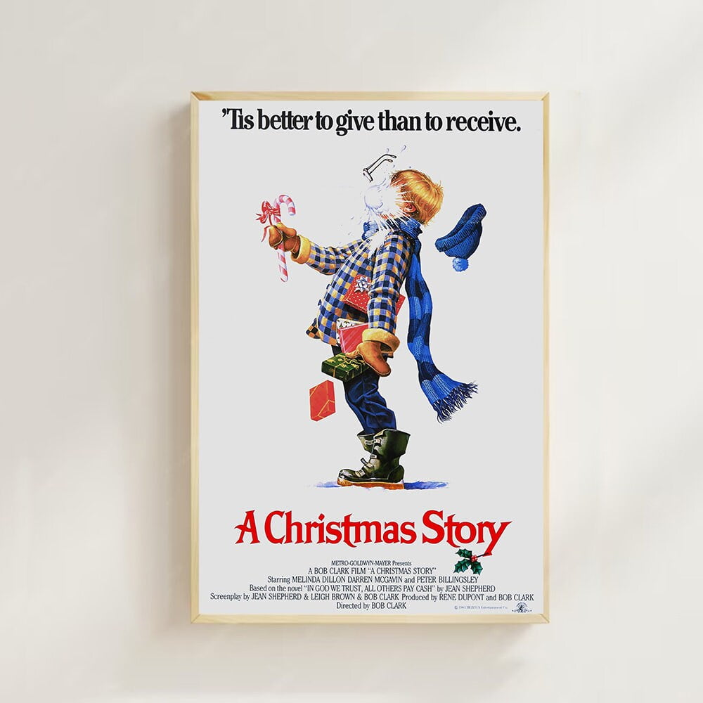 A Christmas Story (1983) Movie Poster Art Prints, Home Decor, Art ...