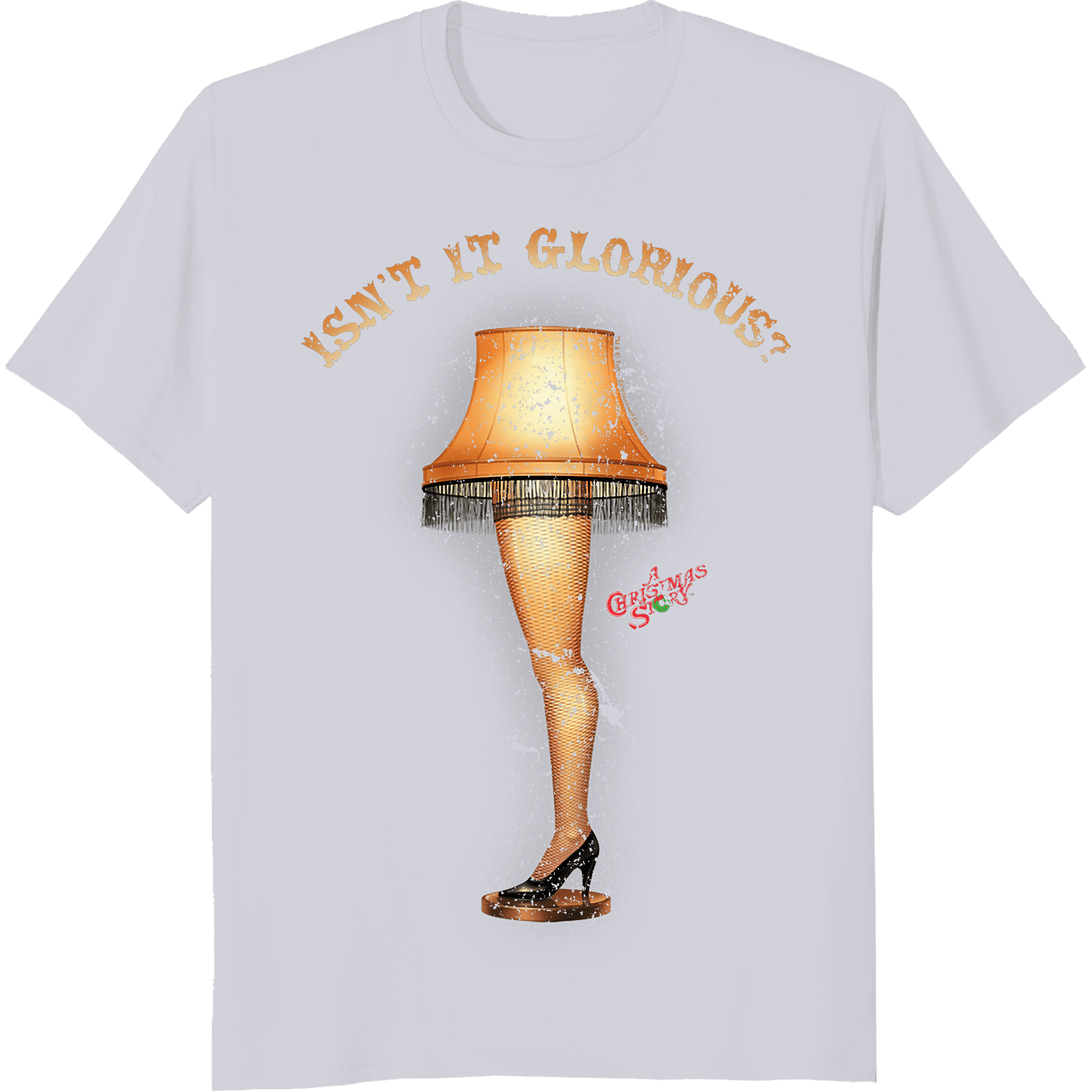 A Christmas Story Glowing Glorious Leg Lamp Funny Holiday T-Shirt ,Full ...