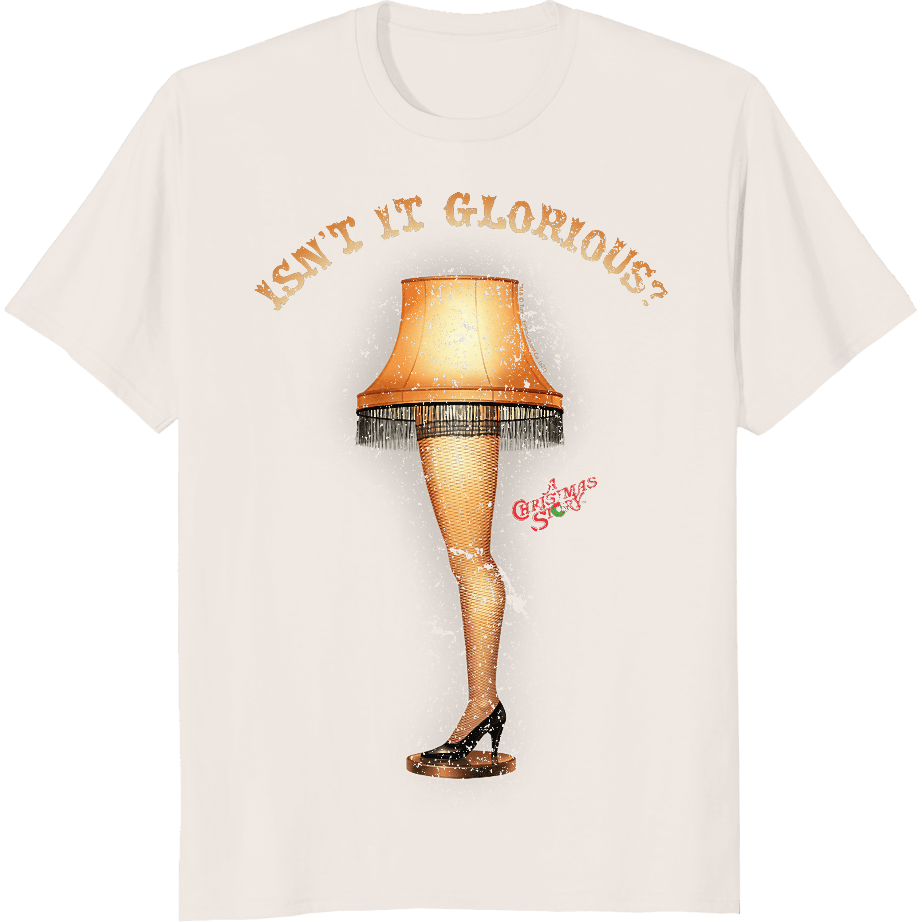 A Christmas Story Glowing Glorious Leg Lamp Funny Holiday T-Shirt ,Full ...