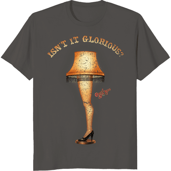 A Christmas Story Glowing Glorious Leg Lamp Funny Holiday T-Shirt ,Full ...