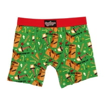 Dr. Seuss Grinch Merry Grinchmas Santa Grinch Buffalo Plaid Boxer ...
