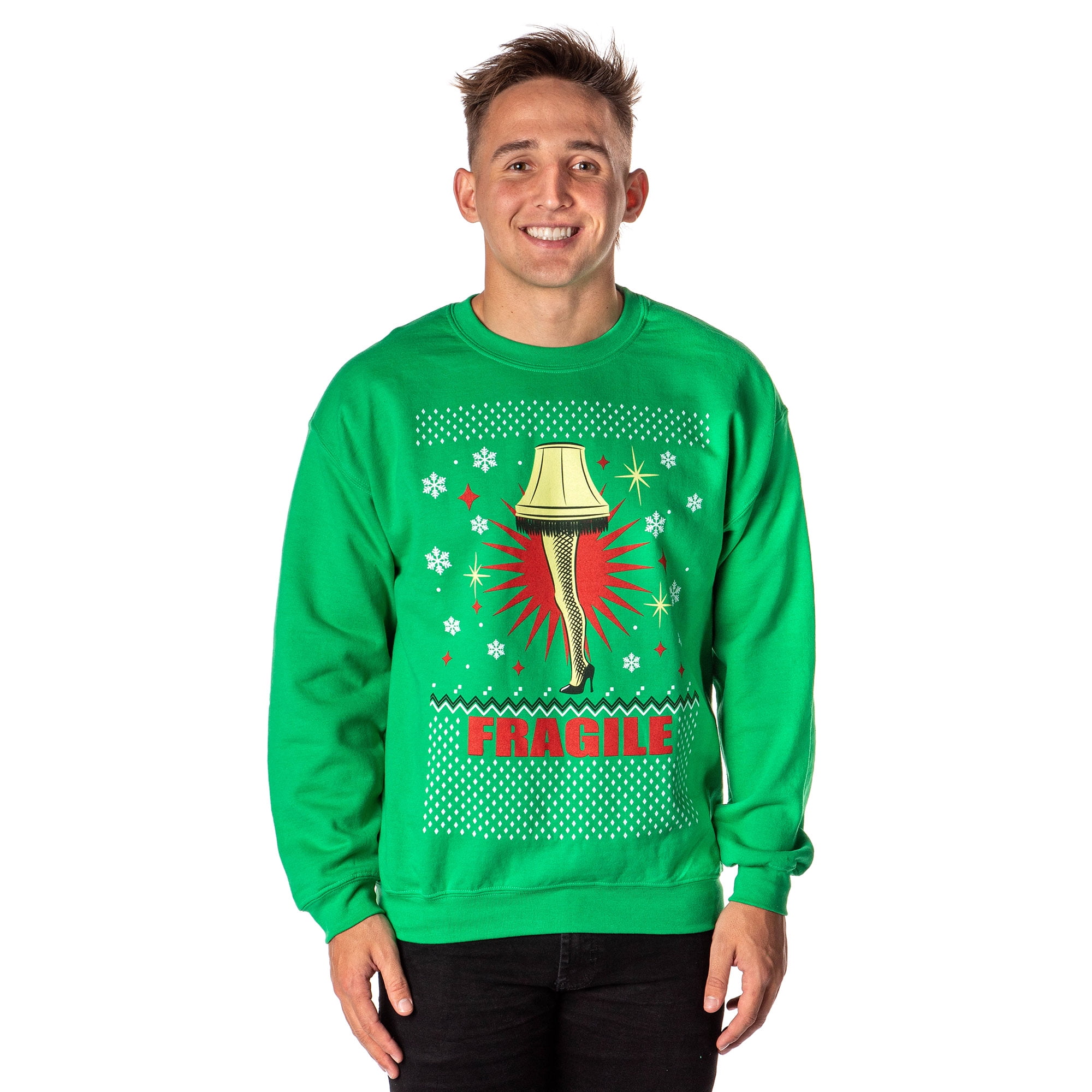 A Christmas Story Officially Licensed Men's Green Pullover Sweatshirt ...
