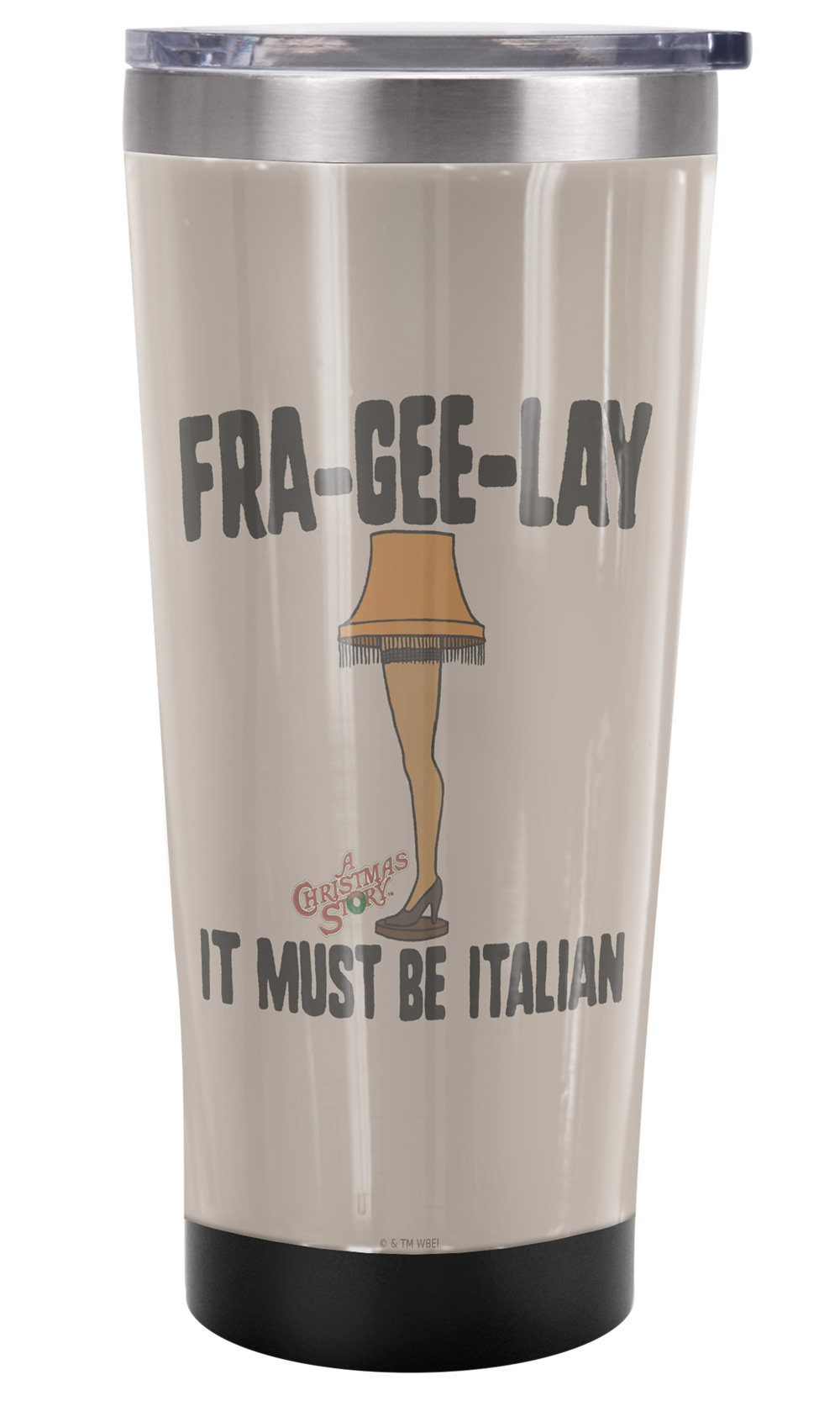 A Christmas Story Official Fra-Gee-Lay' Fragile Leg Lamp 20 oz Travel ...