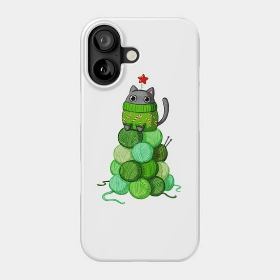 A Christmas Tree Made of Cats Funny Holiday Feline Case for iPhone 11 ...