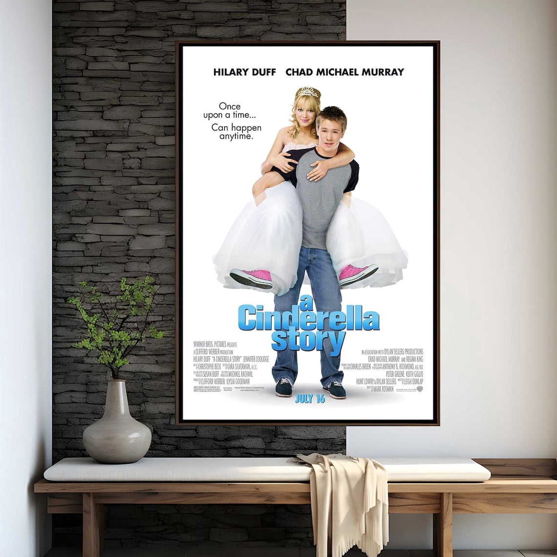 A Cinderella Story Movie Poster, Movie Art, Wall Decor, Unframed Paper ...