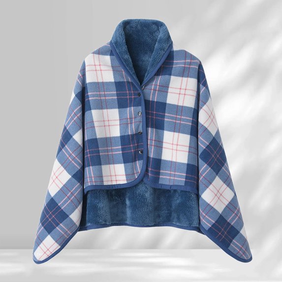 A-Class Thermal Blanket Scarf | Double-Layer Office Nap Throw ...