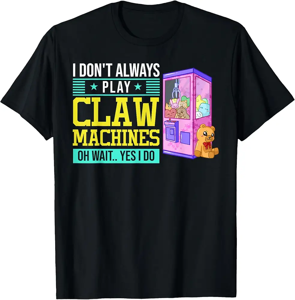 A Classic Claw Machine and Skill Crane A Fun Arcade Game Unisex T-Shirt ...