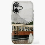 A Classic Ghost Tram Art Protective Case for iPhone 11 12 13 14 15 16 ...