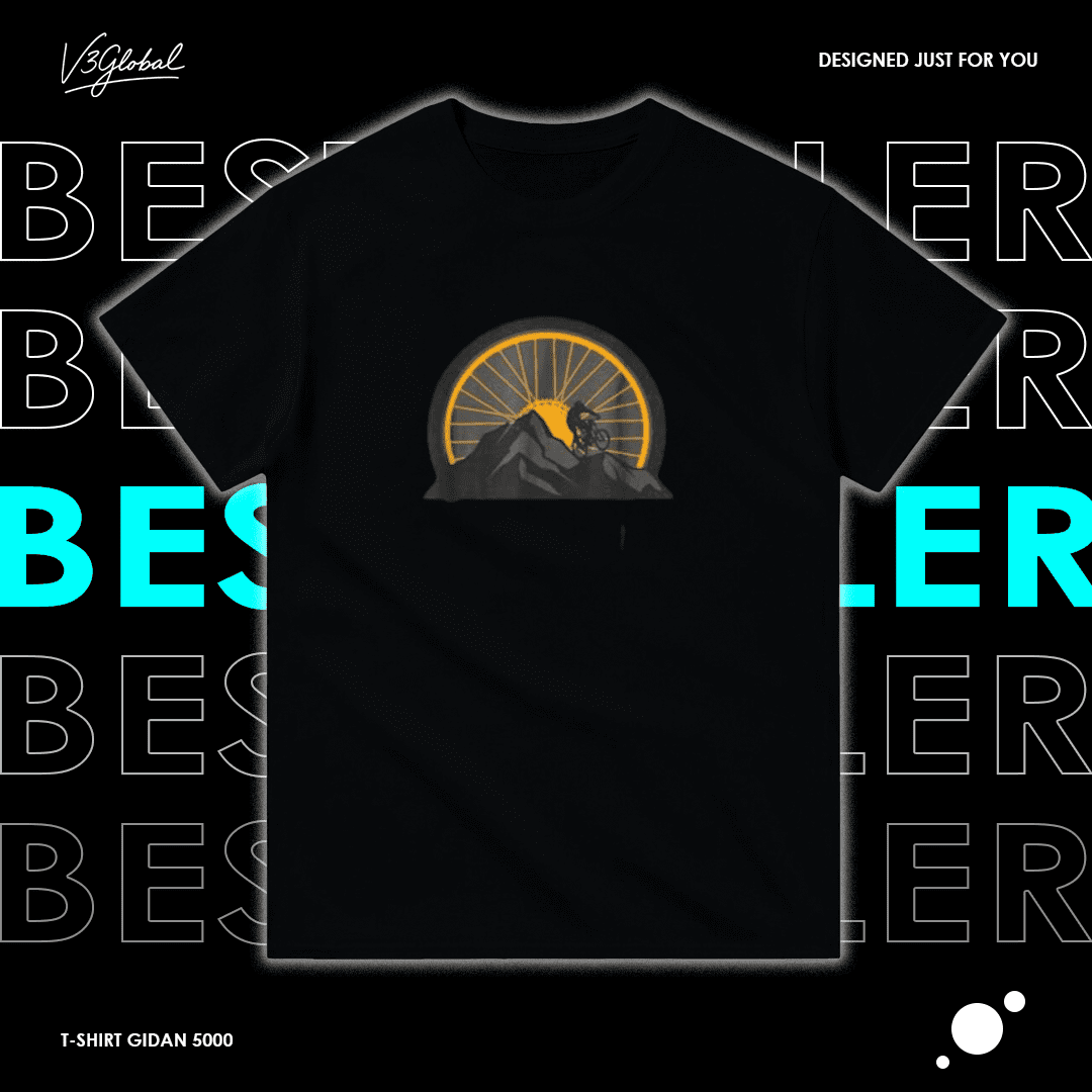 A Classic MTB Mountain Bike Clothing Graphic Design for Fanatics Unisex ...