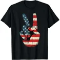 A Classic Retro Peace Sign from the 60s and 70s Unisex T-Shirt, up to ...