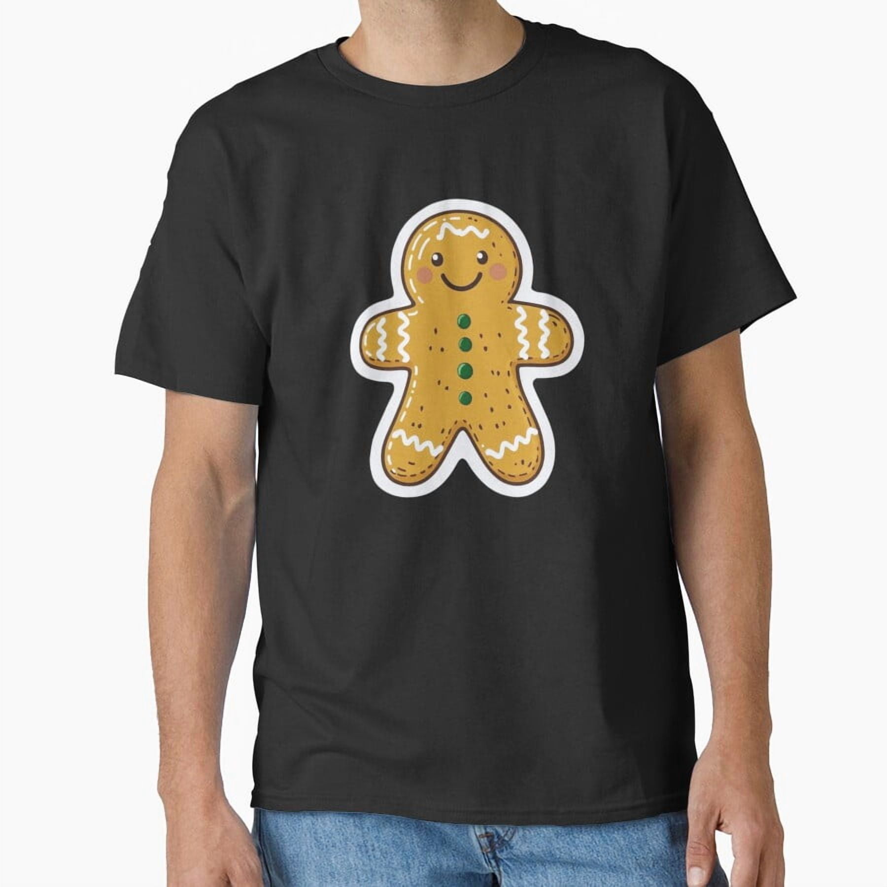 A Classic Sweet Holiday Gingerbread Man, A Timeless Treat Unisex T ...