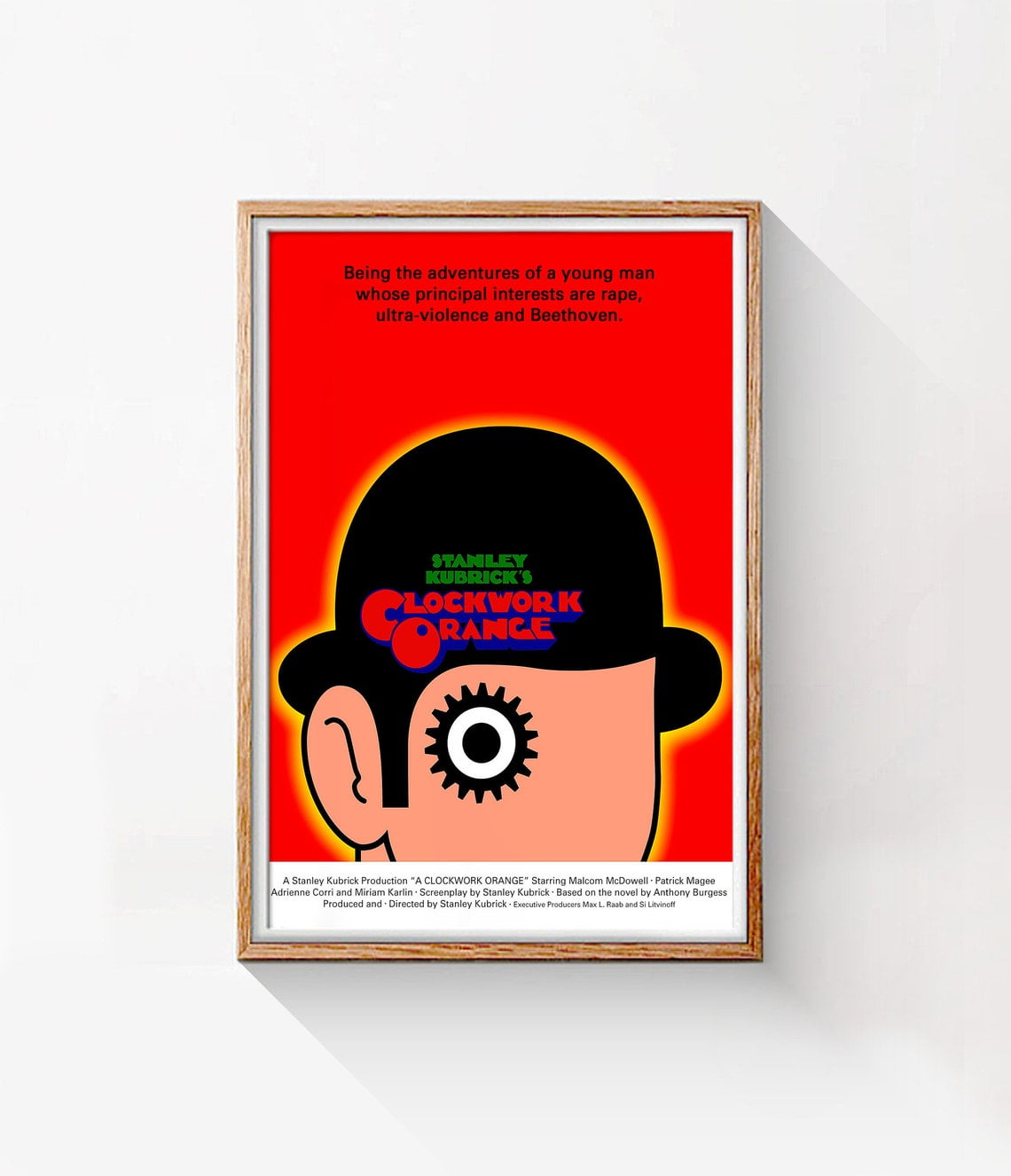 A Clockwork Orange 1971 Dystopian Crime Film Original PosterHq File ...