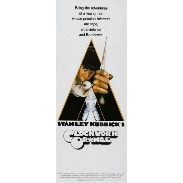 A Clockwork Orange Poster Movie Poster Insert 14"x36" Multi-Color ...